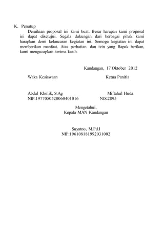 Proposal kegiatan peringatan bulan bahasa | PDF