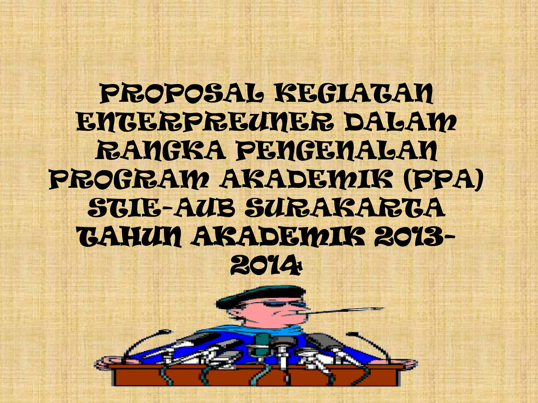 Proposal kegiatan ( powerpoint ) | PPTX
