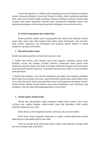 Proposal Kelompok 2.docx membahas penelitian tentang peranan perempuan ...