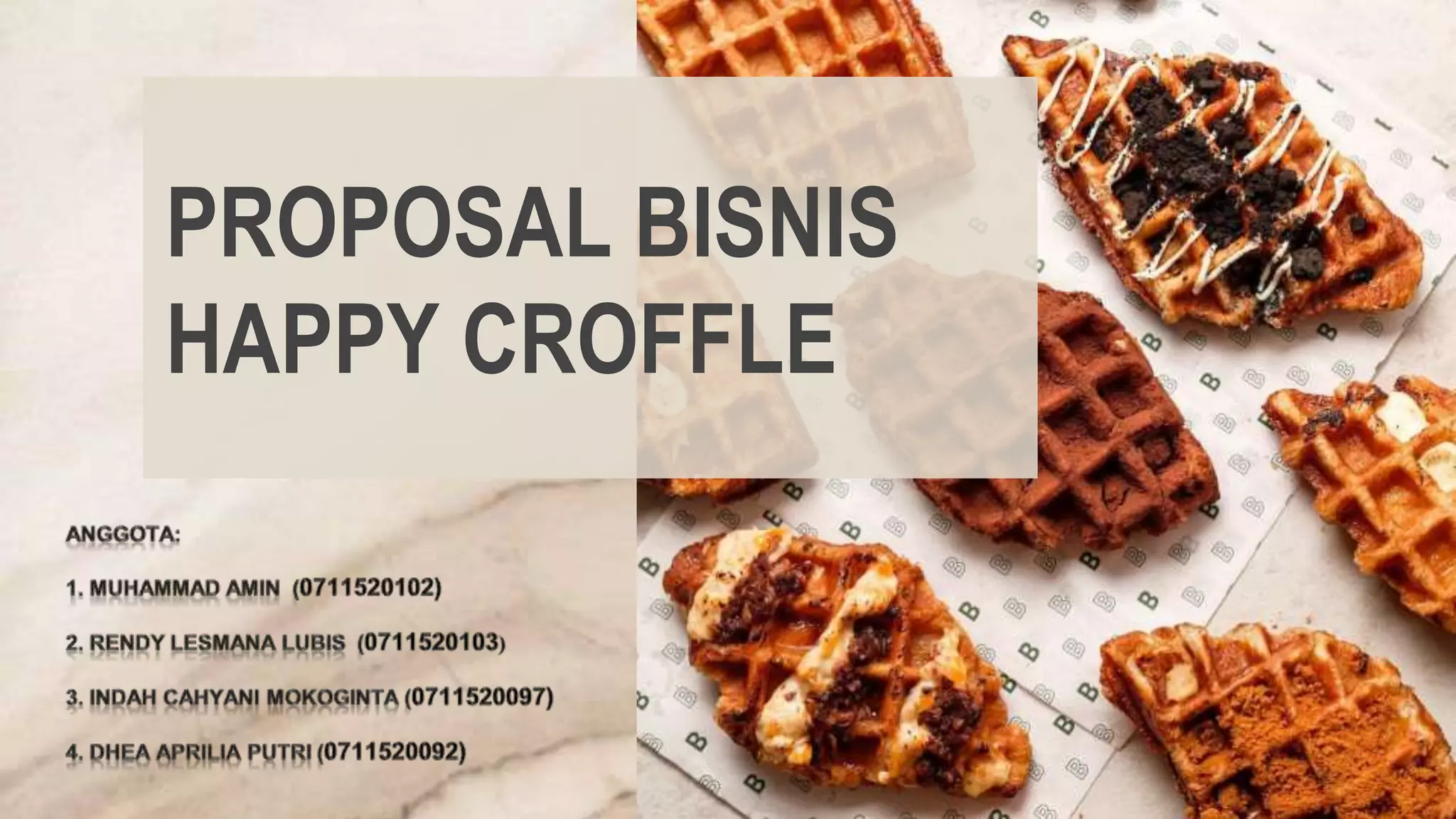 Proposal Bisnis Happy Croffle | PPTX