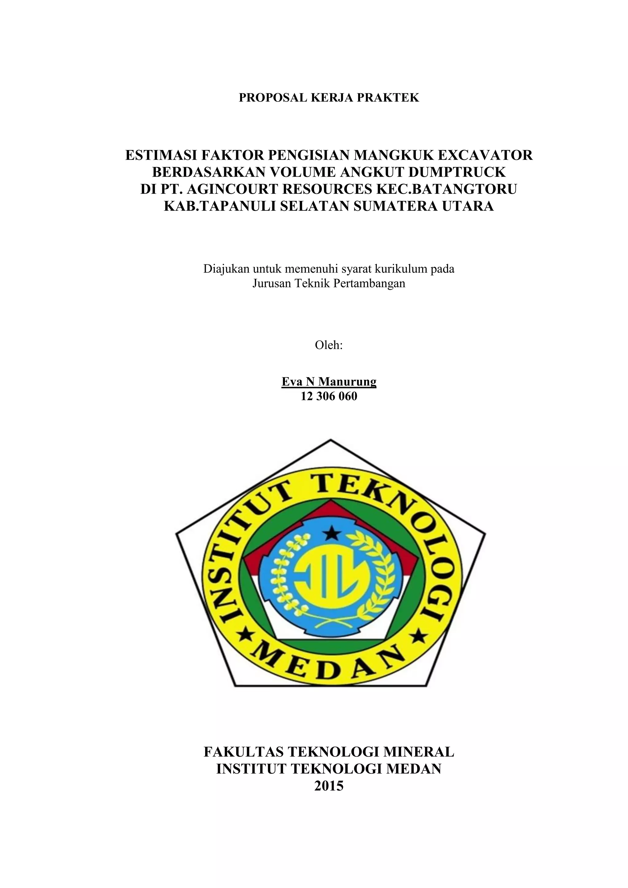 estimasi bucket fill factor berdasarkan volume angkut DumpTruck | PDF