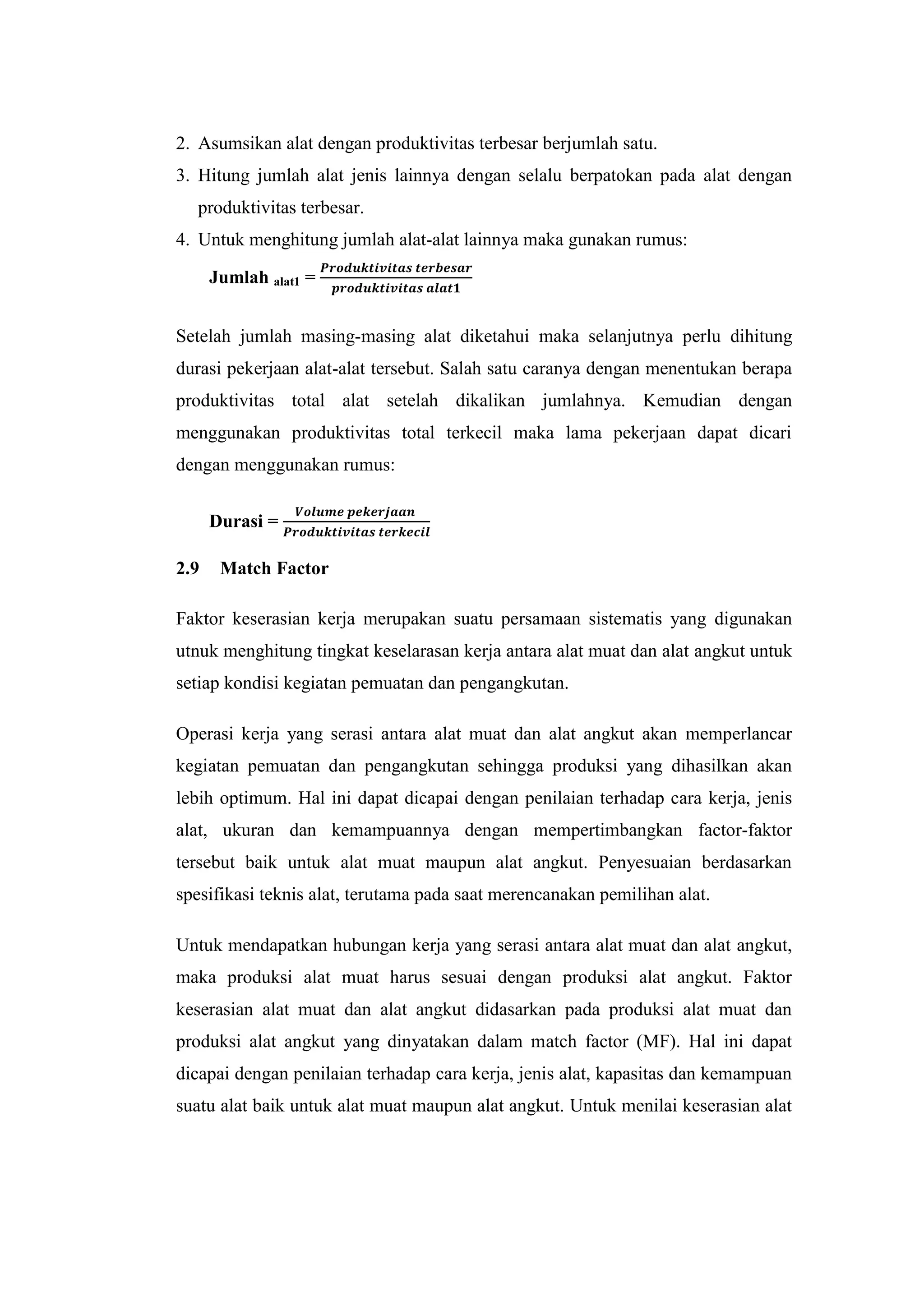 estimasi bucket fill factor berdasarkan volume angkut DumpTruck | PDF