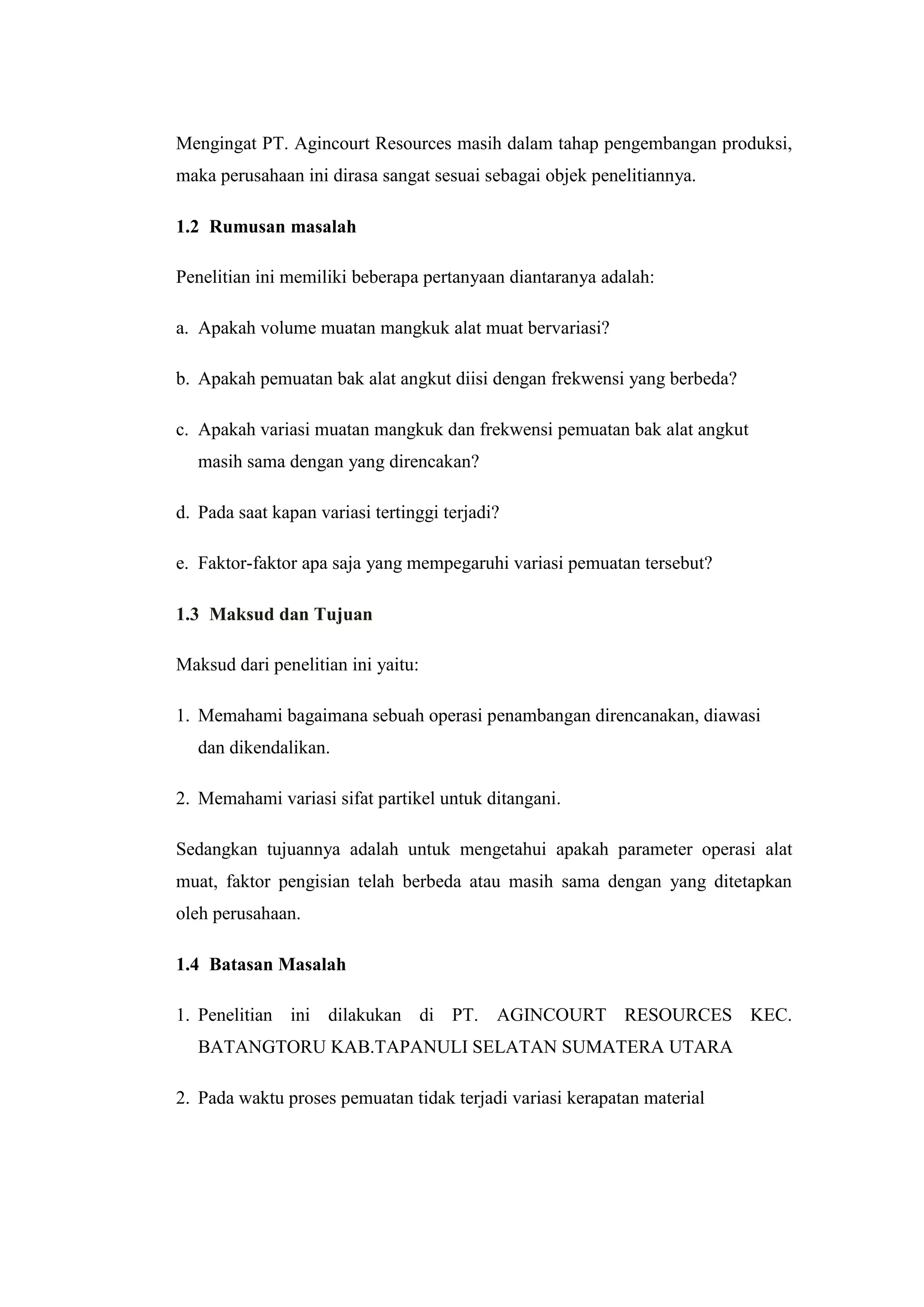 estimasi bucket fill factor berdasarkan volume angkut DumpTruck | PDF