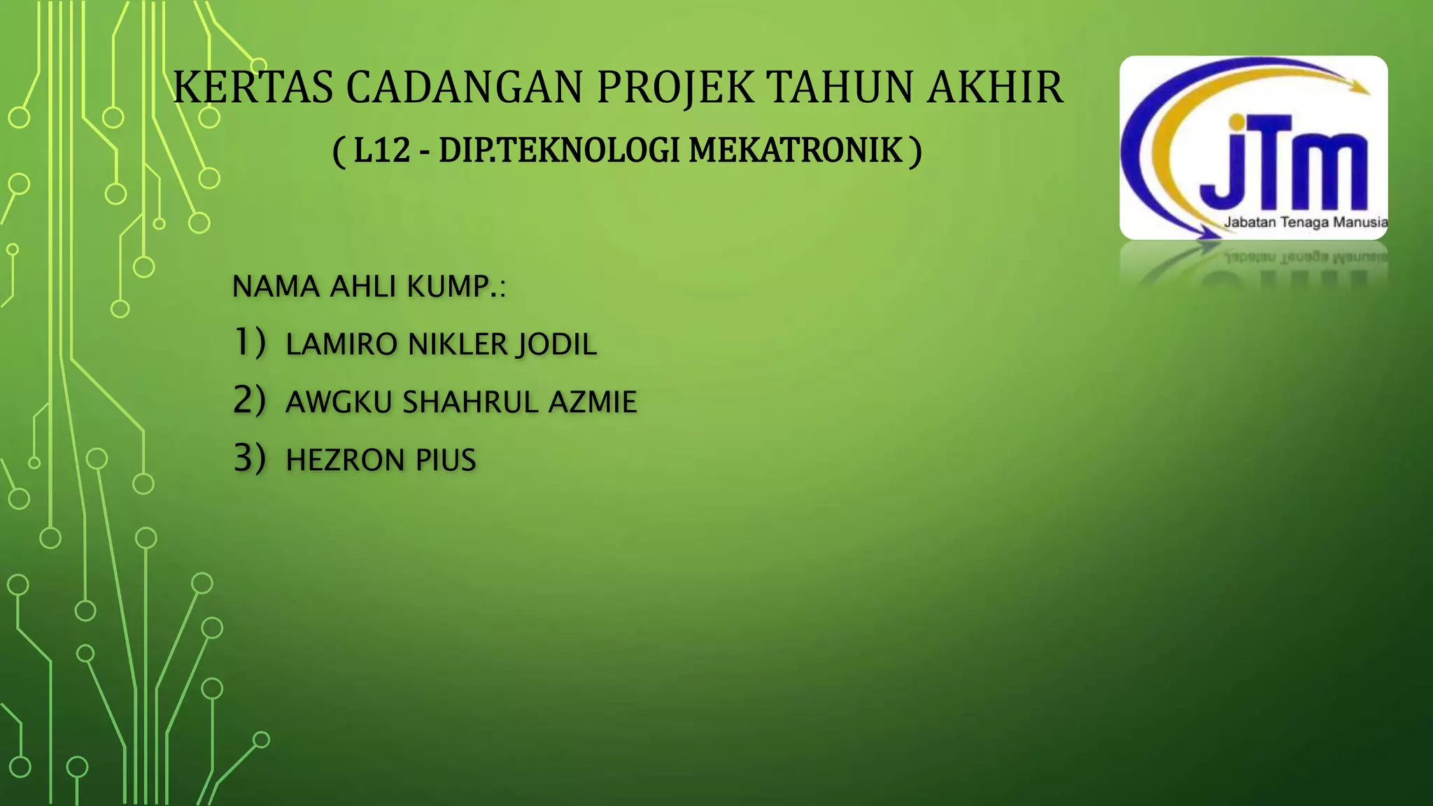 Proposal kertas cadangan | PPTX