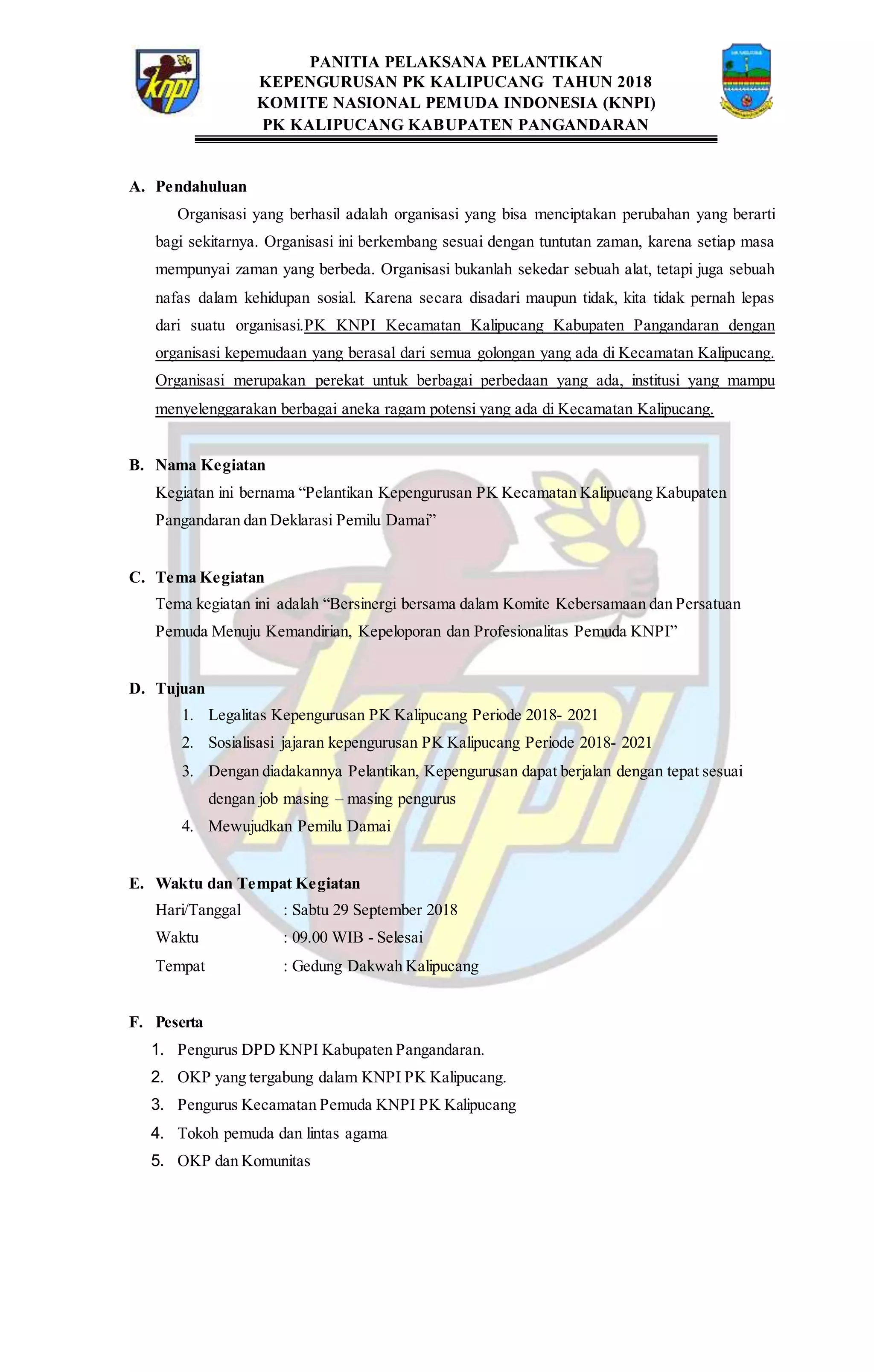 Proposal knpi | DOCX