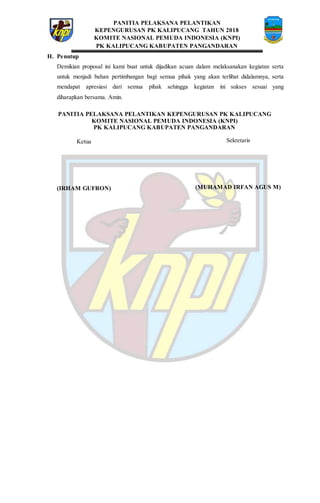 Proposal knpi | DOCX