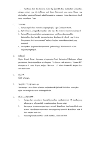 Proposal komputer Praja Kusuma | DOCX