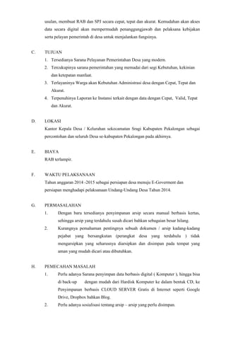 Proposal komputer Praja Kusuma | DOCX