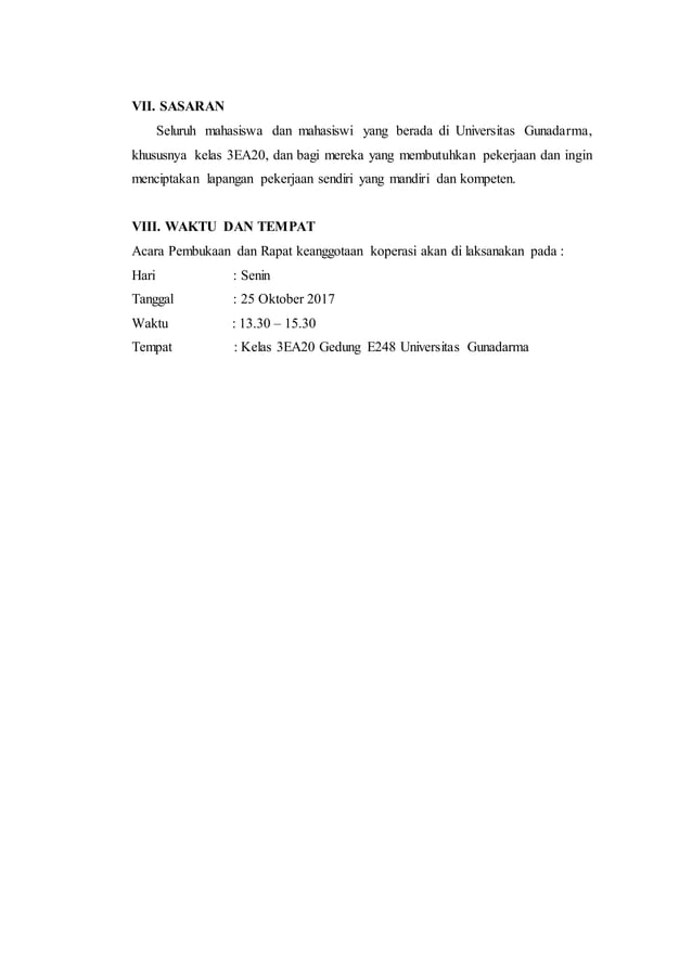 Proposal Koperasi Simpan Pinjam 3EA20 | PDF