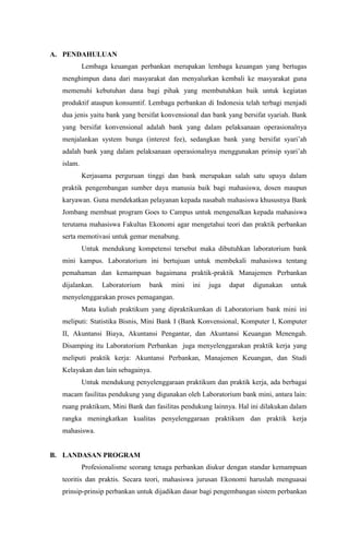 Proposal lab bank mini | PDF