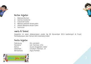 Proposal Lebaran Yatim | PDF