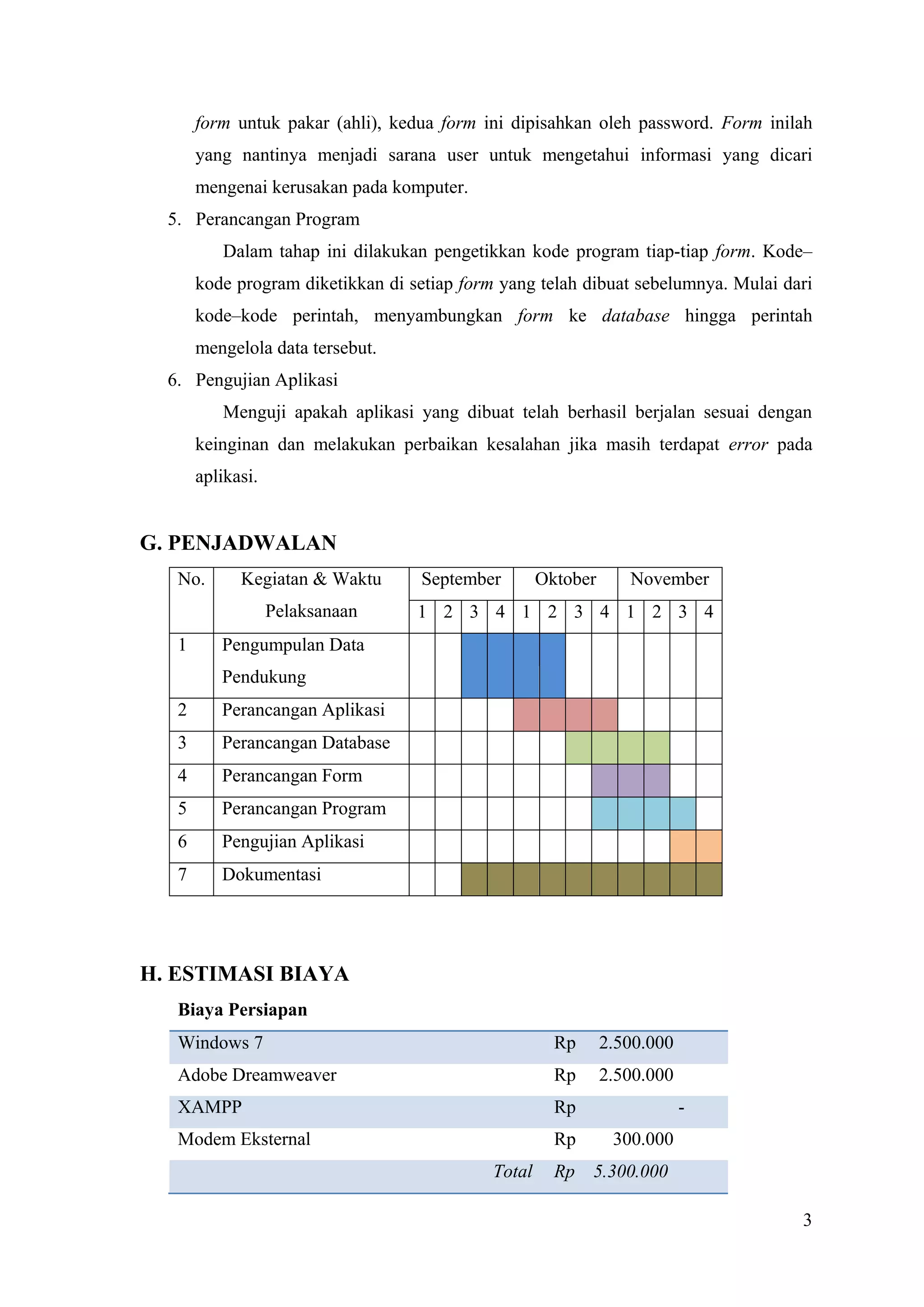 Proposal manajemen proyek | PDF