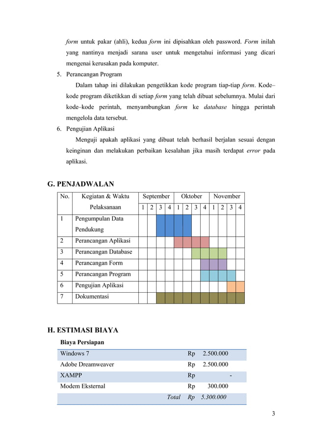 Proposal manajemen proyek | PDF