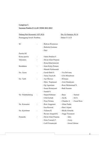 Proposal mastaka f.i.a.h 2 | PDF