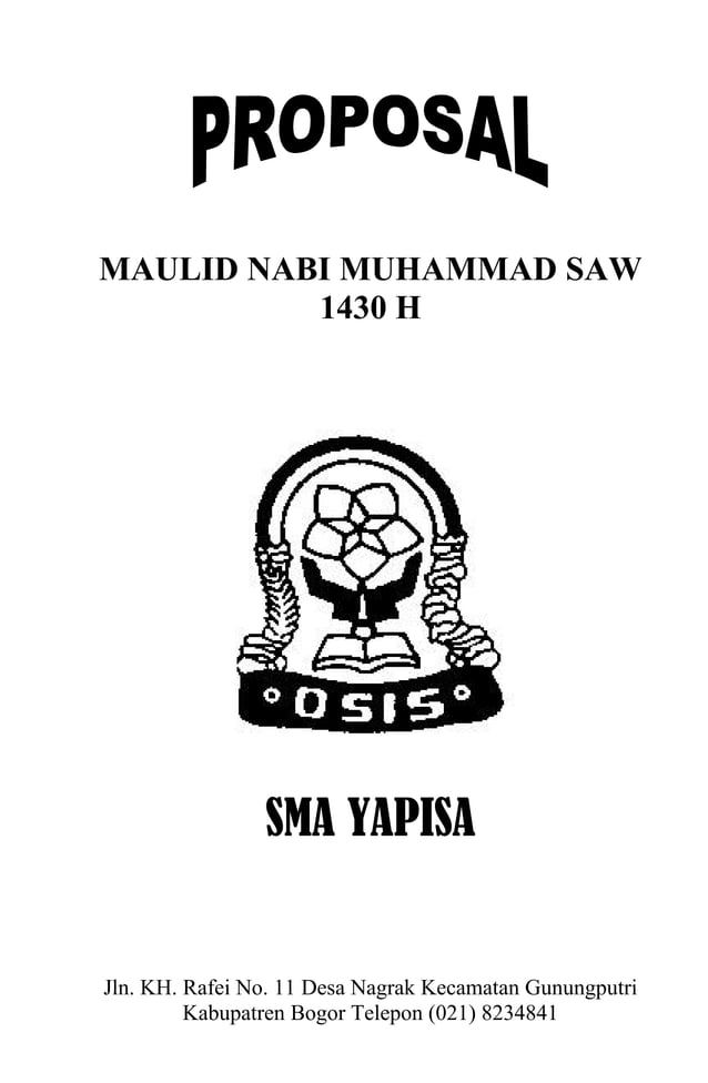 Proposal maulid nabi | DOC