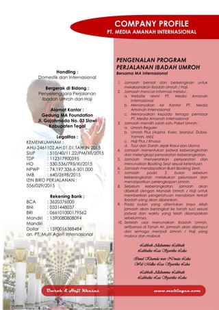 Proposal Media Amanah 2017 | PDF