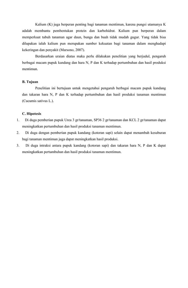 Proposal mentimun | DOCX