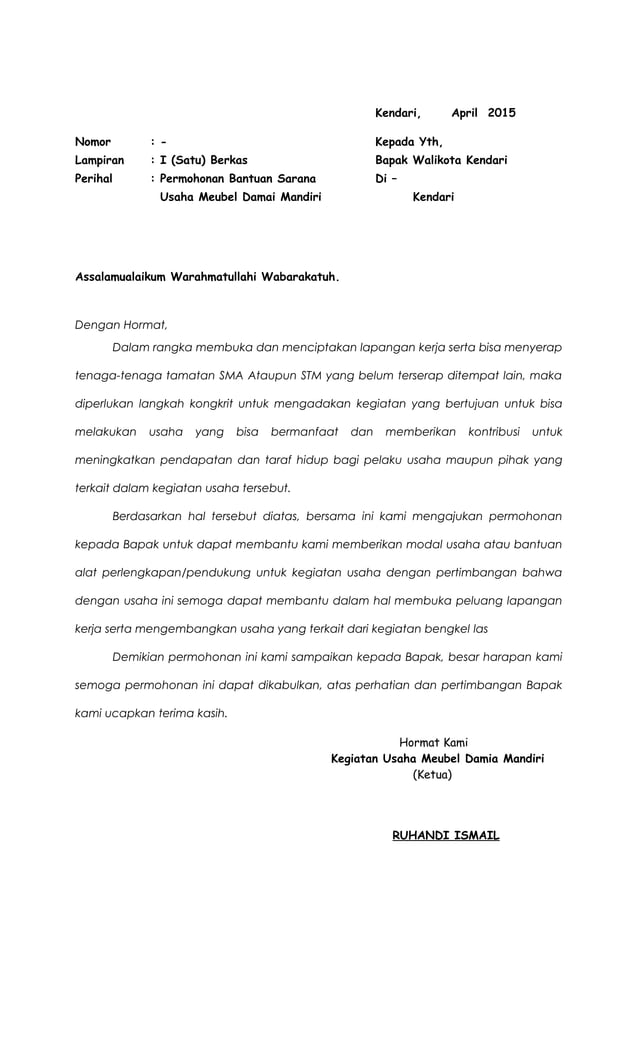 Proposal meubeler | DOC