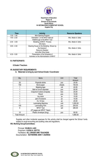 PROPOSAL MFAT-MULTI FACTOR ASSESSMENT TOOL | DOC
