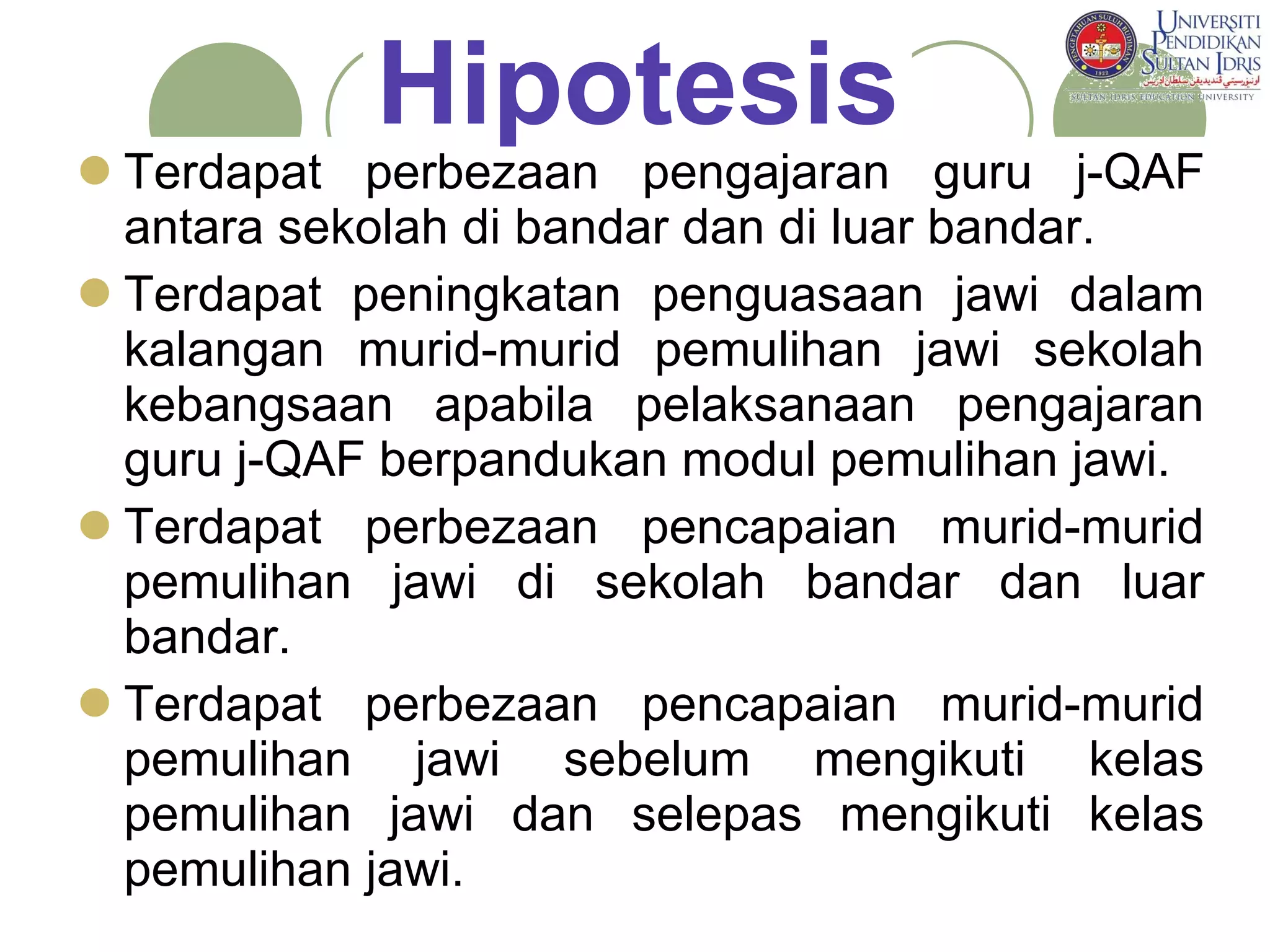 Proposal m pendidikan islam upsi 2011 | PPT