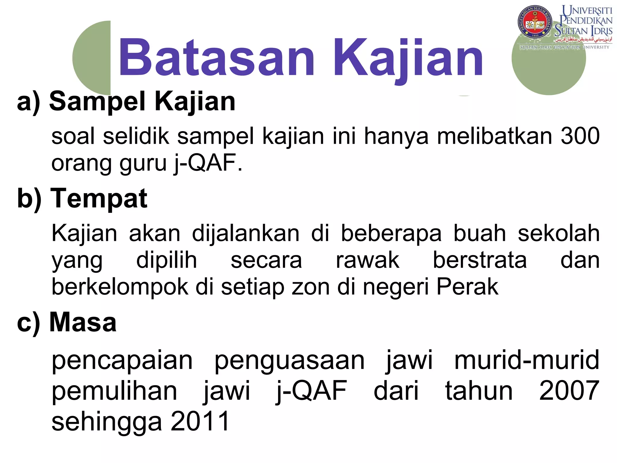 Proposal m pendidikan islam upsi 2011 | PPT
