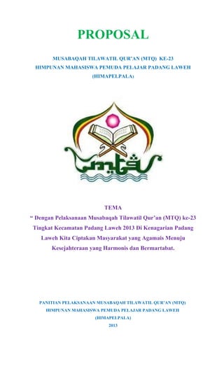 Proposal mtq HIMAPELPALA | DOC