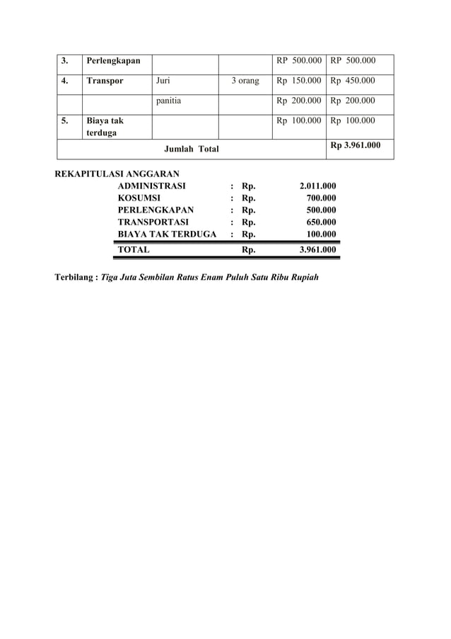 P roposal mtq jalan reimusna | PDF