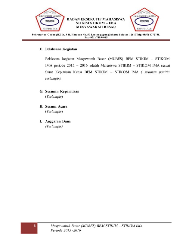 Proposal mubes | DOCX