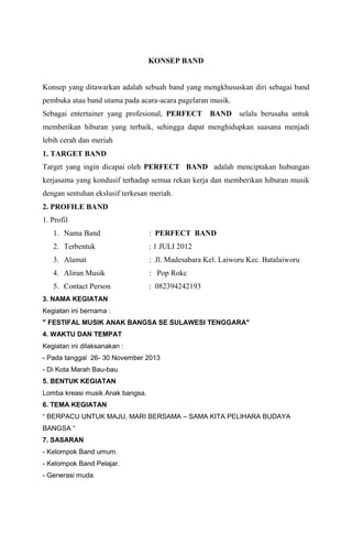 Proposal musik | DOCX