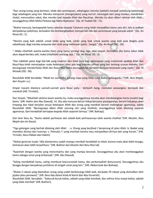 Proposal nikah & tips merencanakan pernikahan | PDF