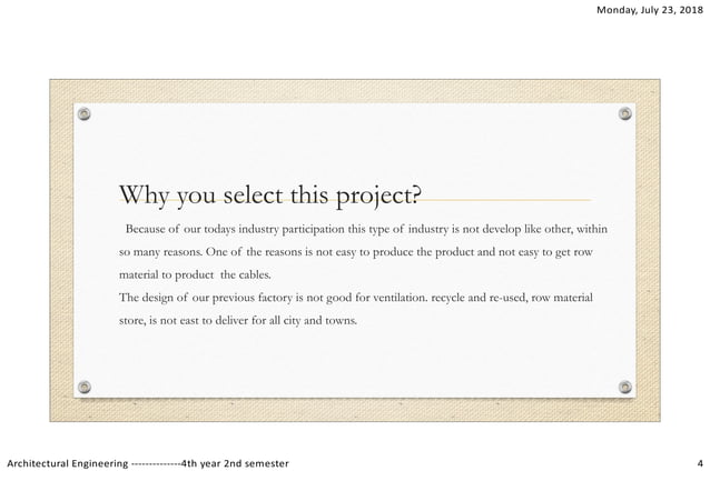 Proposal of industry factory | PPT