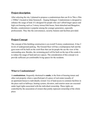 Proposal of residential area | ODT