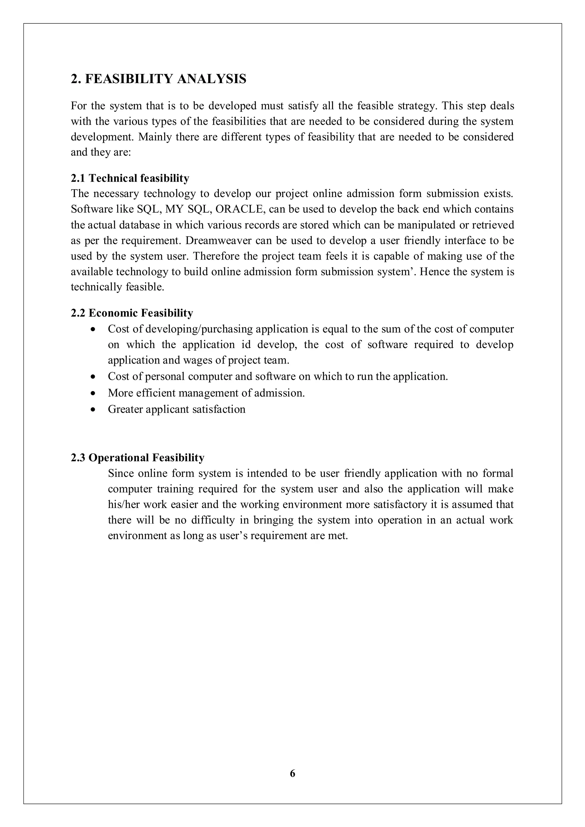 Proposal_on_Online_Admission_Form.pdf.pdf | Databases | Computer Software and Applications