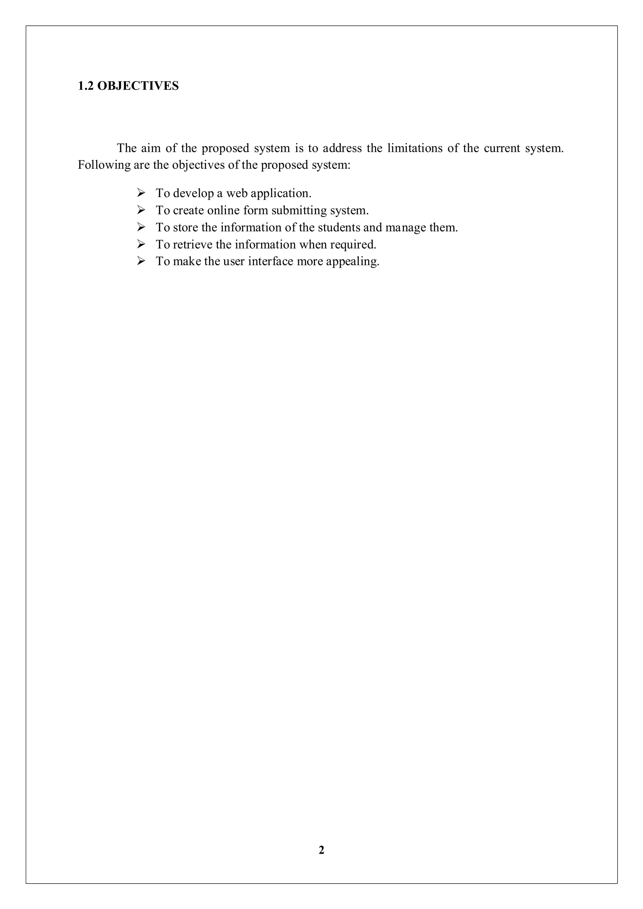 Proposal_on_Online_Admission_Form.pdf.pdf | Databases | Computer Software and Applications