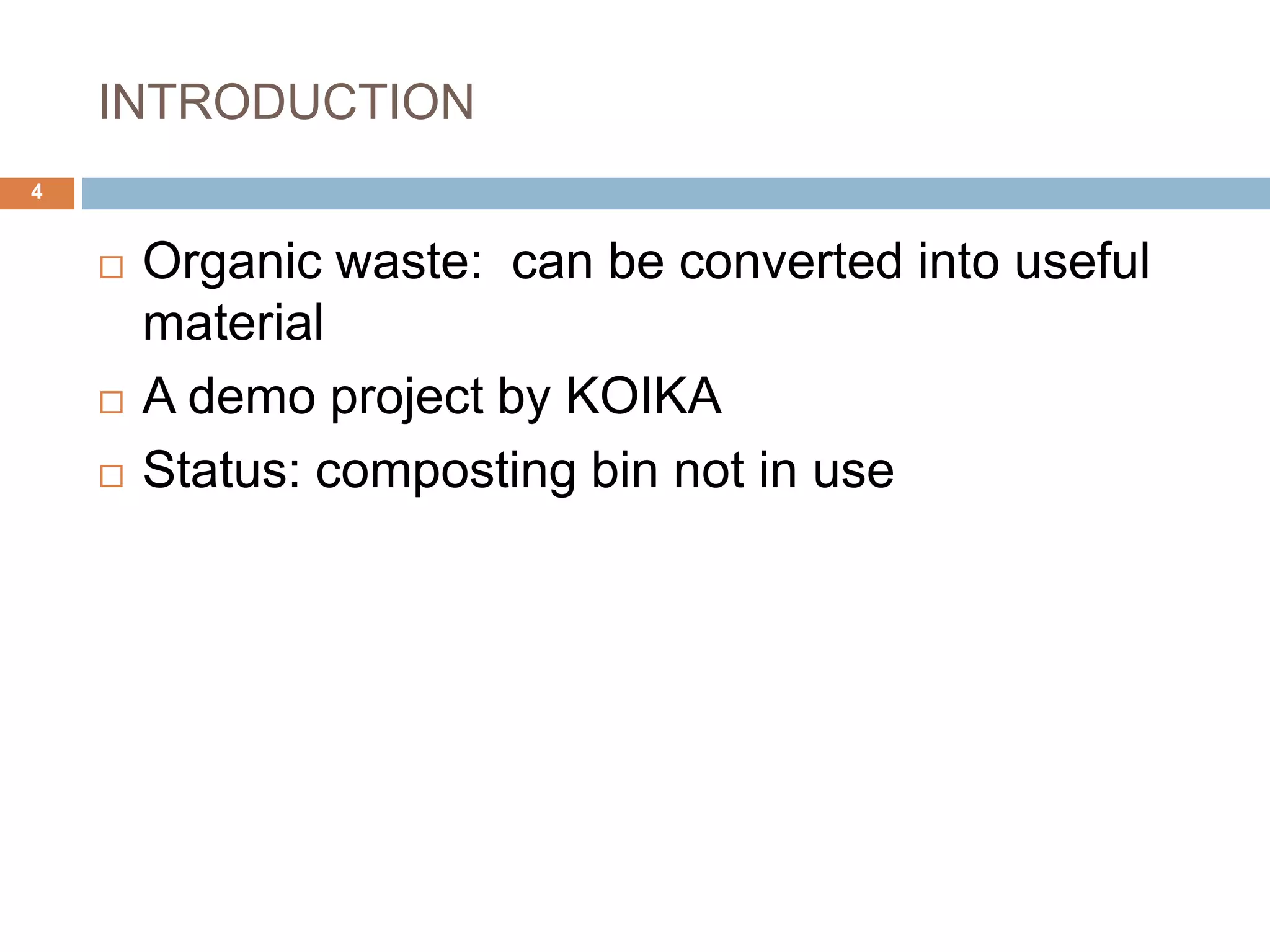 Proposal on solid waste management | PPTX
