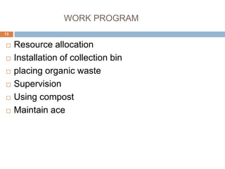 Proposal on solid waste management | PPTX