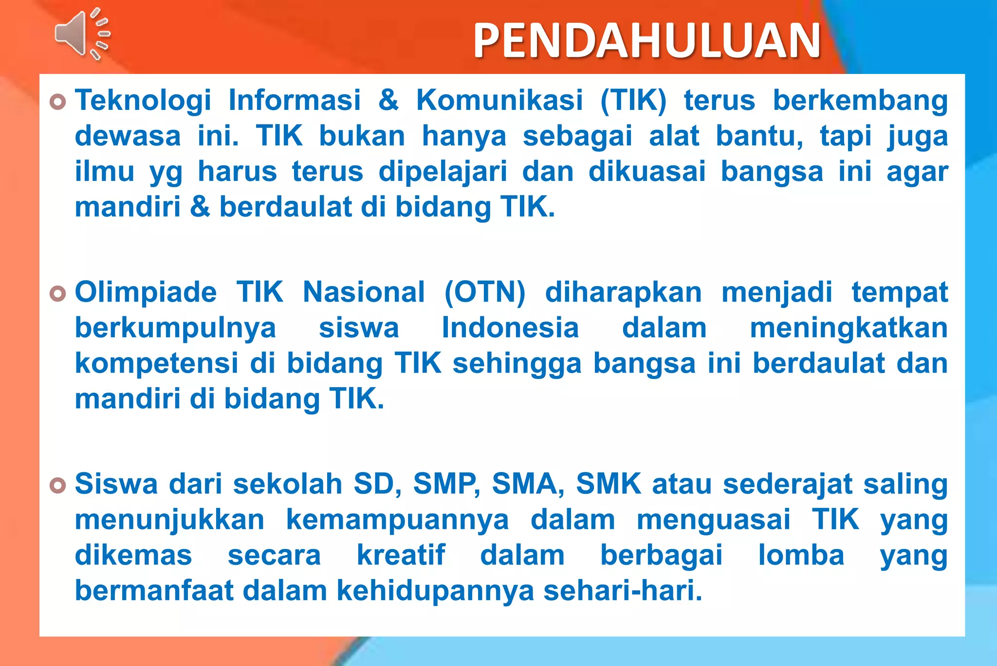 Proposal otn 2018 revisi (5) | PPT