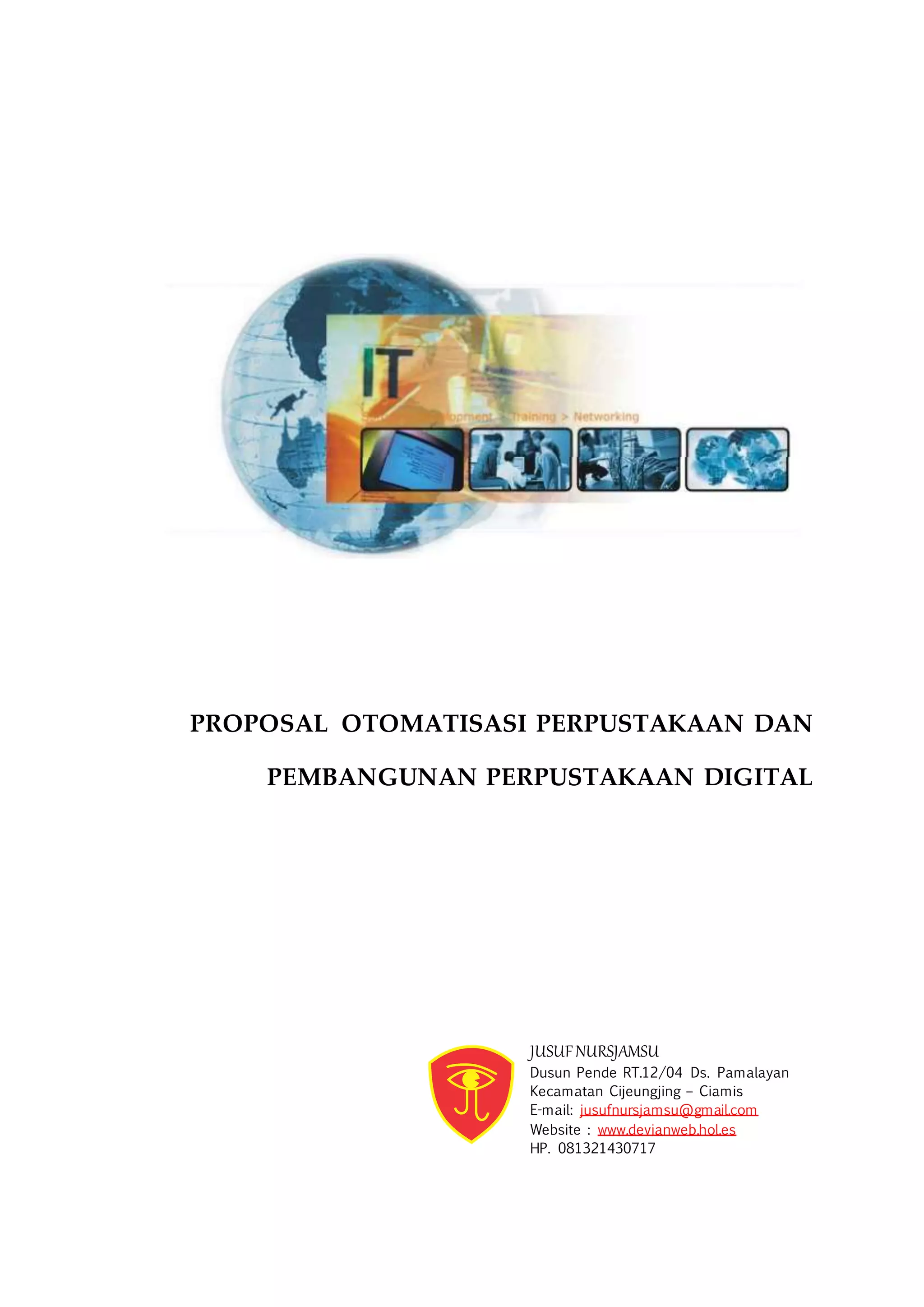 Proposal otomatisasi perpustakaan | DOCX