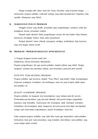 Proposal out bond | DOCX