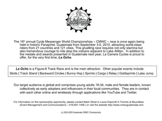 Fixed Gear Bike Race Sponsorship | PPS