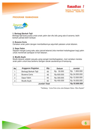 Proposal Ramadhan | PDF