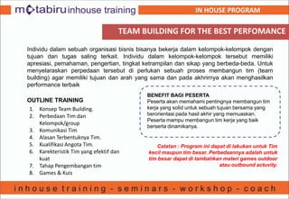 Proposal pelatihan 2015 | PPT