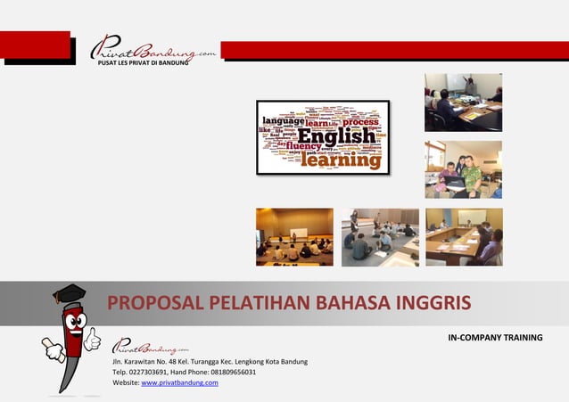 Proposal Pelatihan Bahasa Inggris (in company training) - PrivatBandung.Com