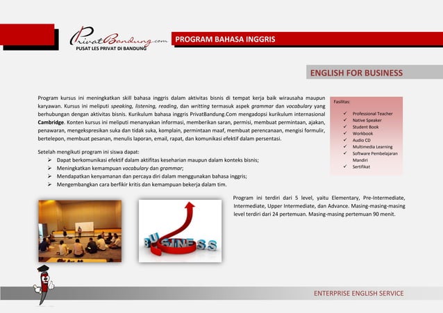 Proposal Pelatihan Bahasa Inggris (in company training) - PrivatBandung.Com