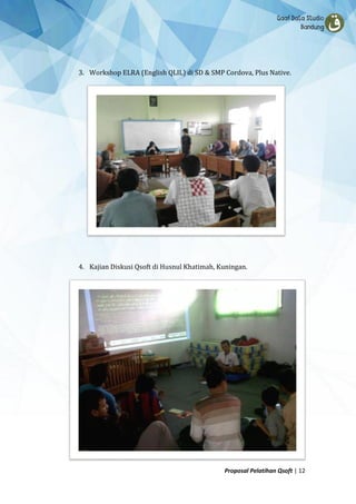 Proposal pelatihan quds | PDF
