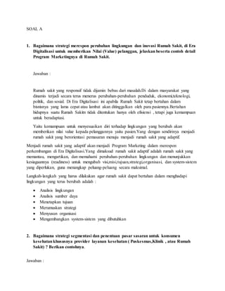 Proposal pemasaran RS (mei 2019) | DOCX