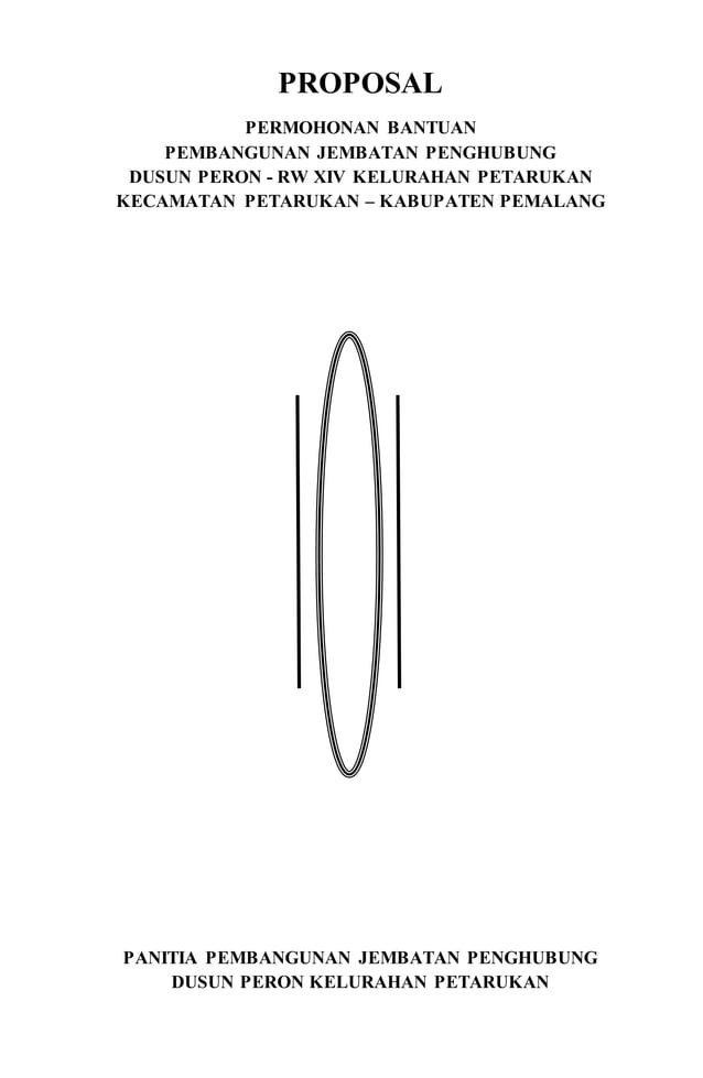 Proposal pembangunan jembatan | DOCX