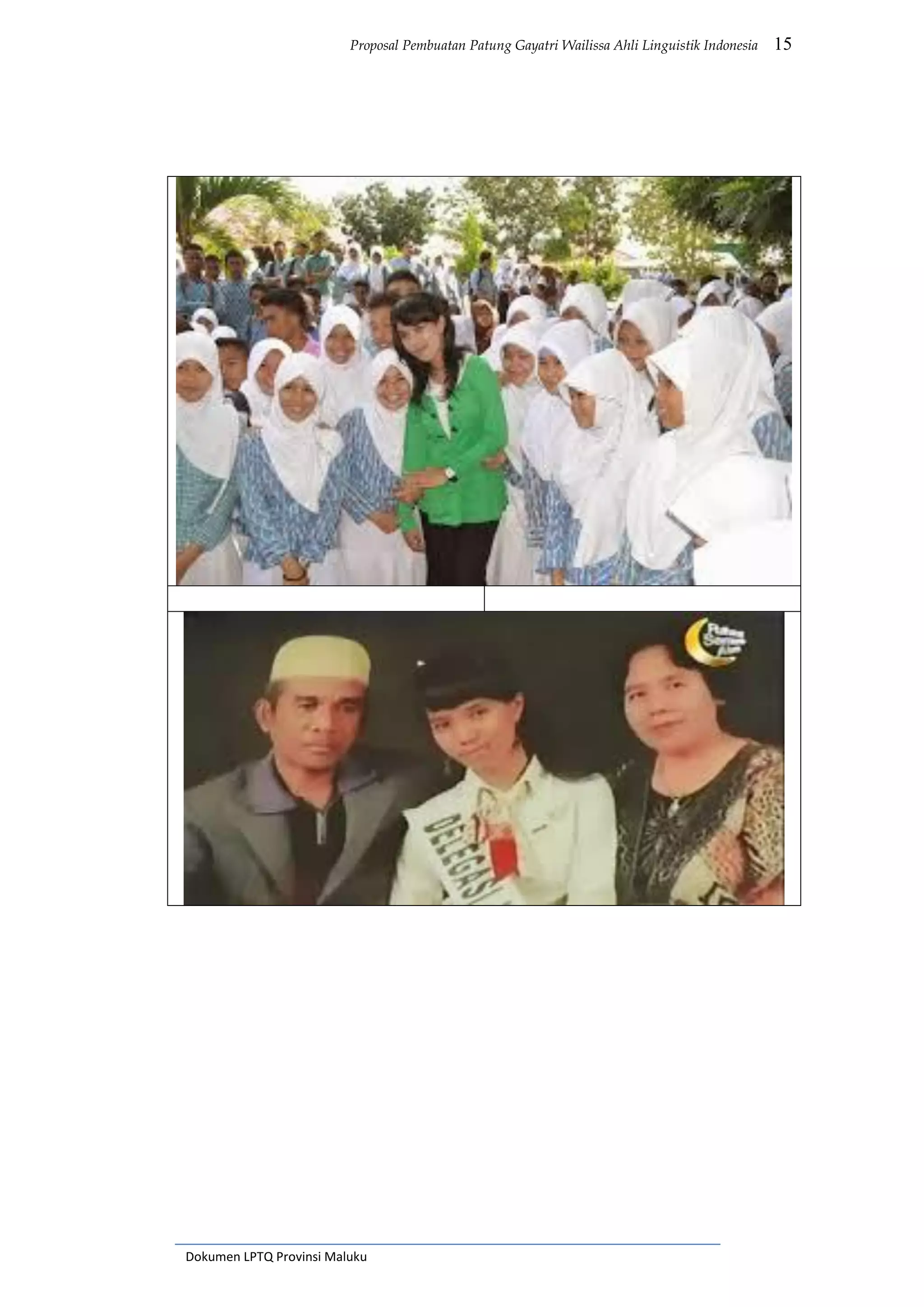 Proposal pembuatan patung gayatri. | PDF
