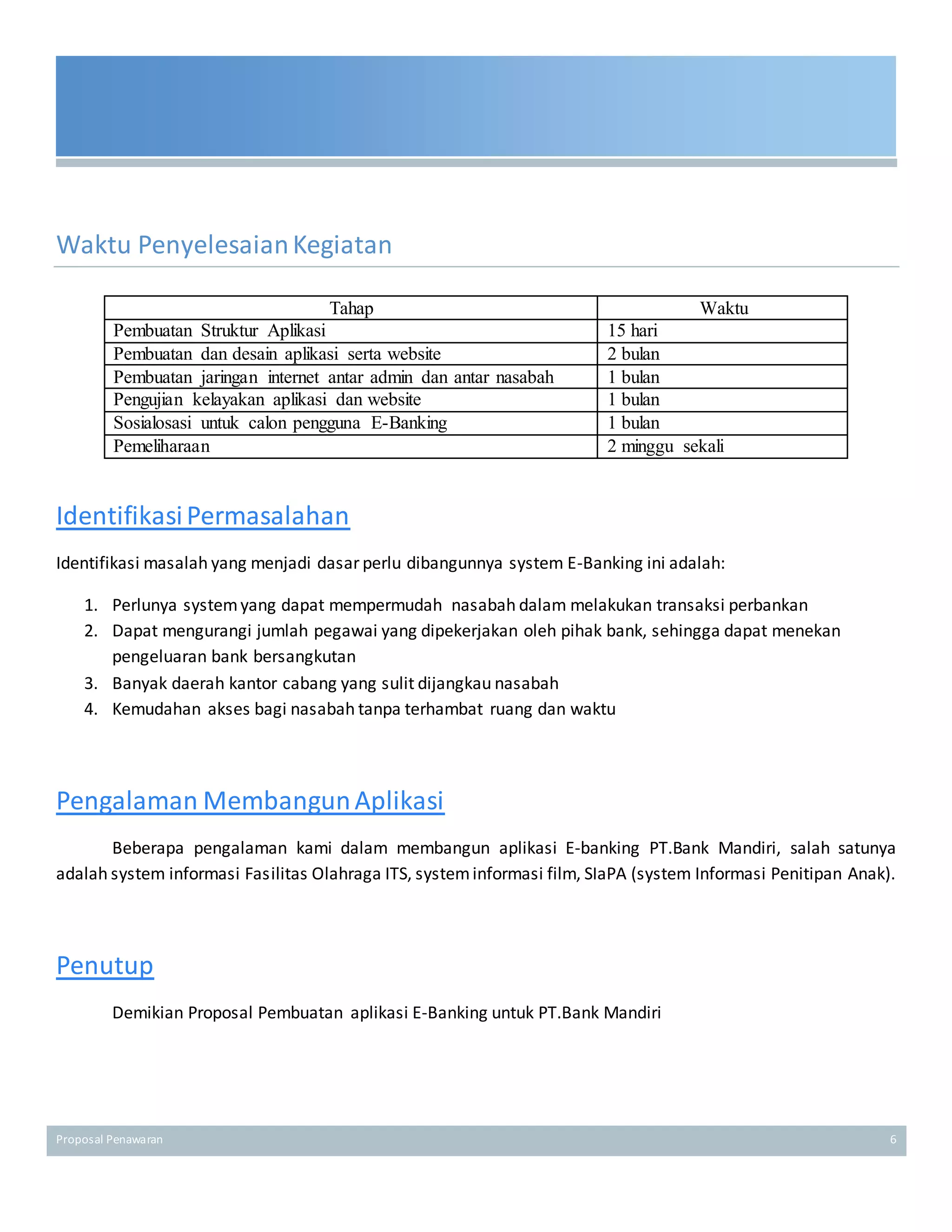 Proposal penawaran | DOCX