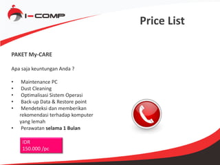 Proposal Jasa IT Support iComp | PPTX